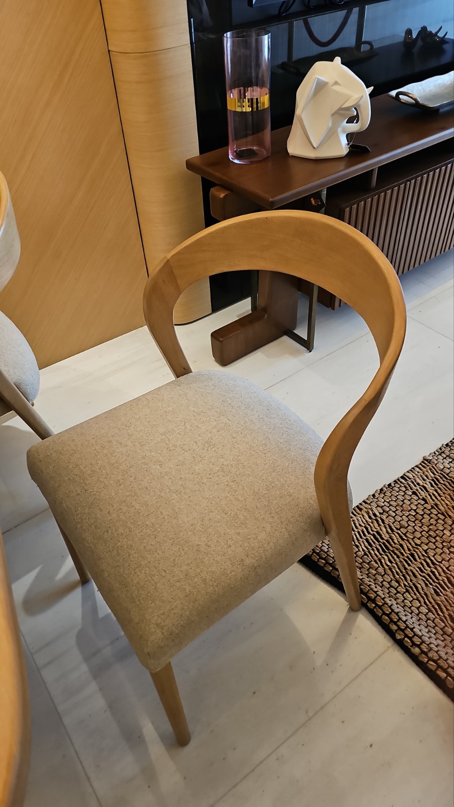 Curved Back Dining Chair – The Fat Chair